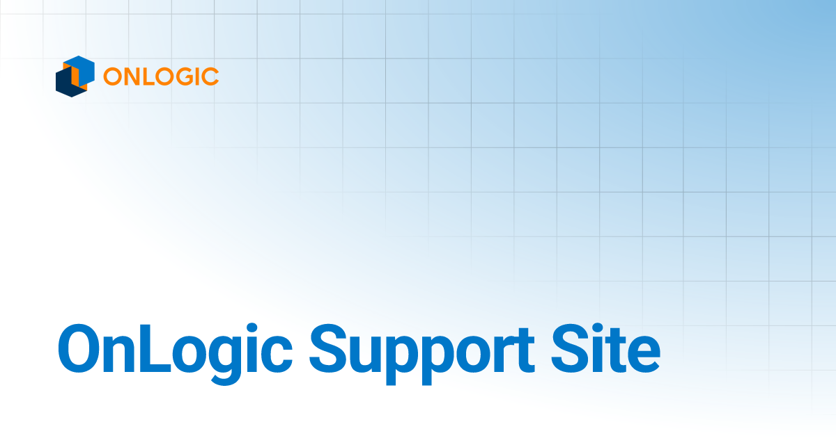 OnLogic Support Site | OnLogic Support Documentation