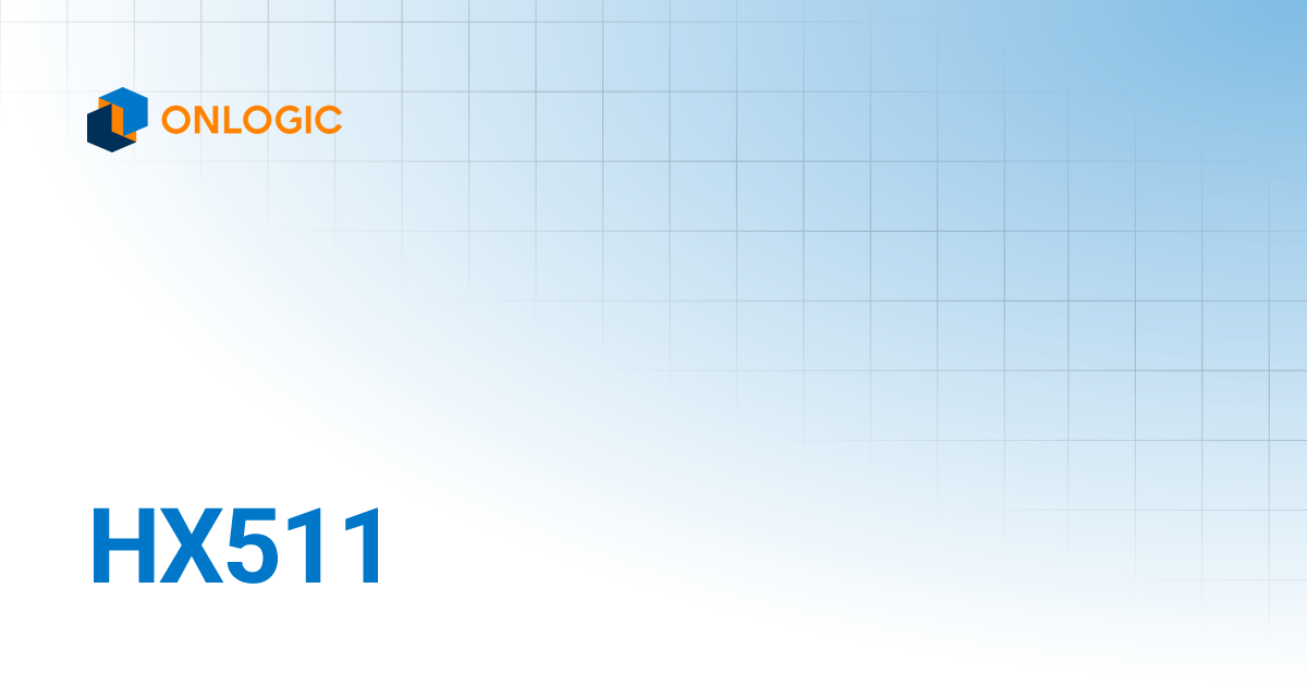 HX511 | OnLogic Support Documentation